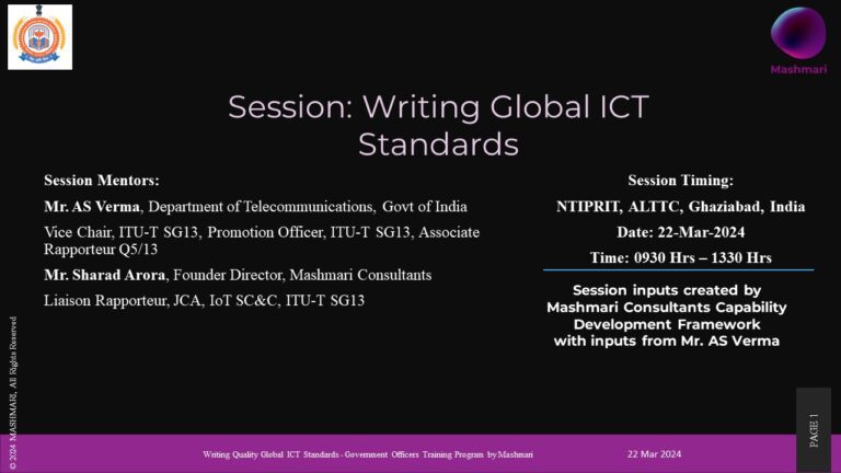 Writing Global Standards - Mashmari